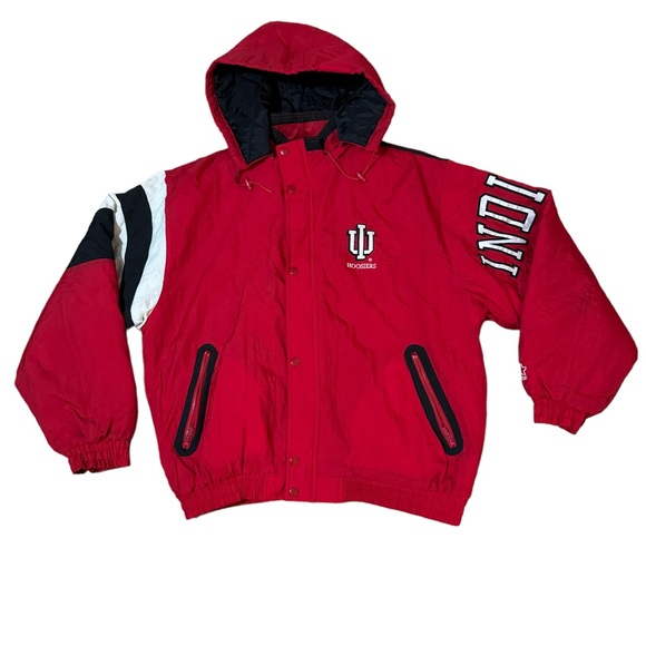STARTER | Jackets & Coats | Vintage Starter Indiana Hoosiers Coat Mens ...